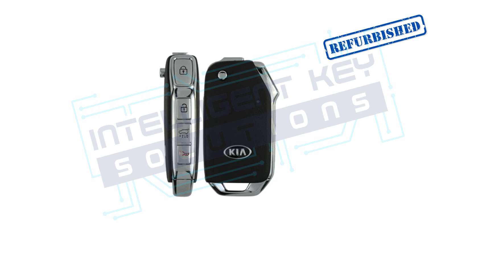 2019 – 2022 KIA Soul-4-Button Flip Key(OEM Refurb) – Intelligent Key ...