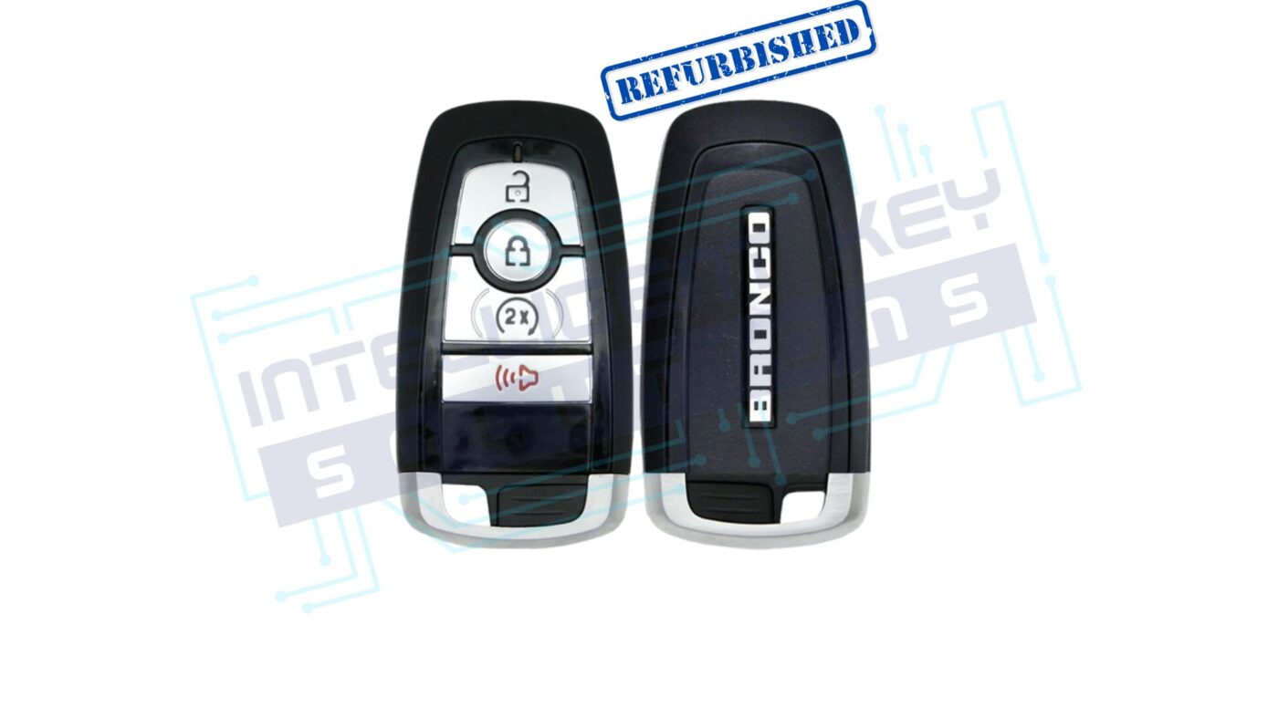 21-23 Ford Bronco 4 Btn Smart Key W/RS OEM REFURBISHED w/LOGO ...