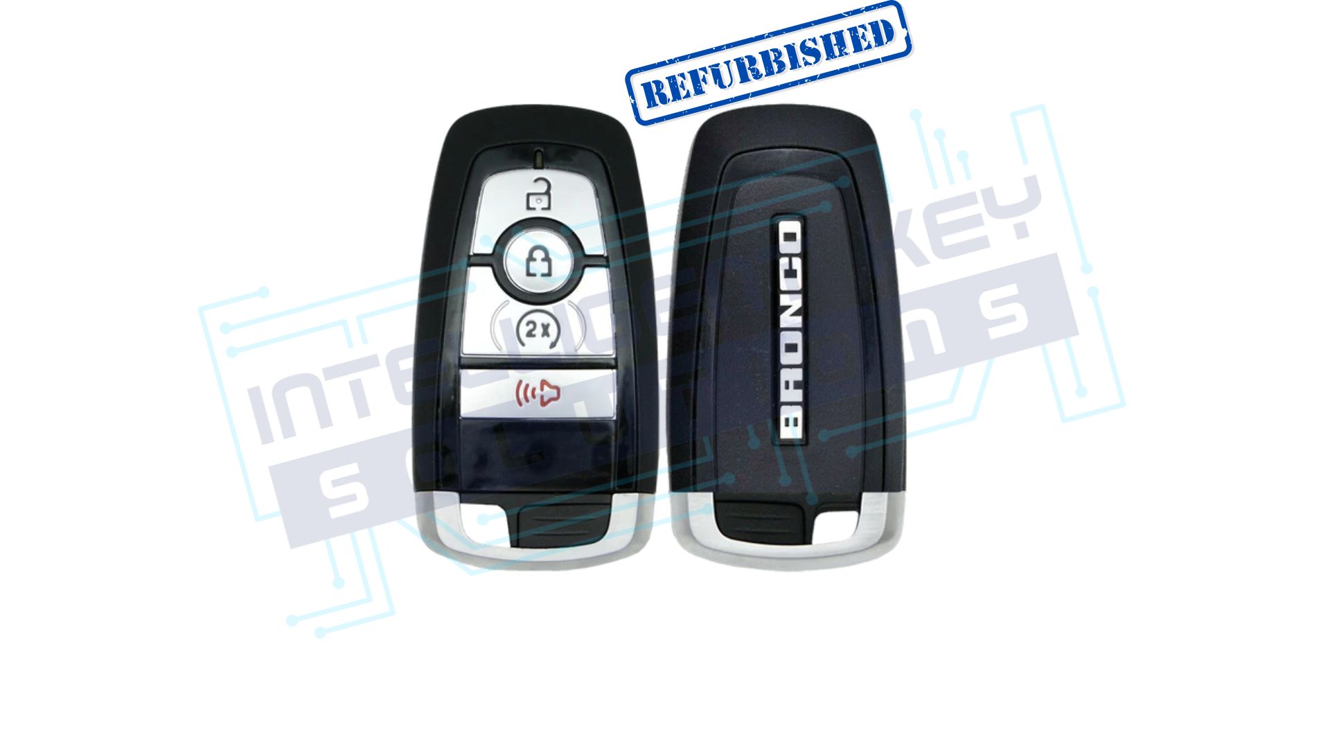 21-23 Ford Bronco 4 Btn Smart Key W/RS OEM REFURBISHED w/LOGO ...