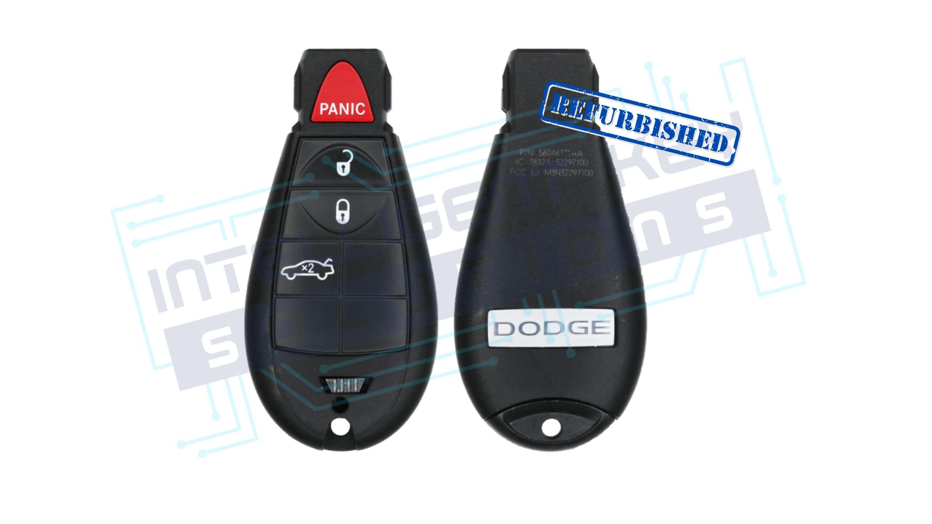 2012-2016 Dodge Dart 4Btn Fobik Key OEM Refurbished – Intelligent Key ...