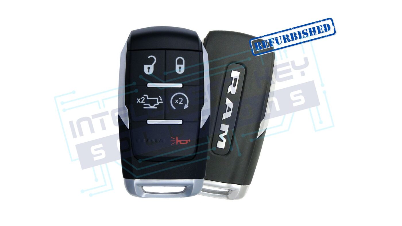 2019-2023 Dodge Ram 5Btn Smart Key (GQ4-76T) OEM REFURBISHED w/LOGO ...