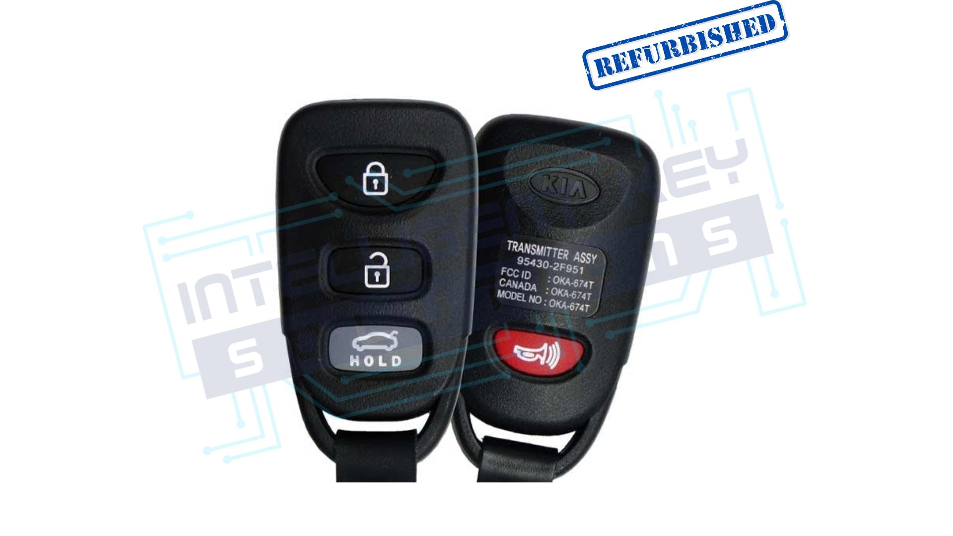 2007-2009 Kia Spectra 4btn Keyless Entry Remote (OKA-674T) OEM New w ...