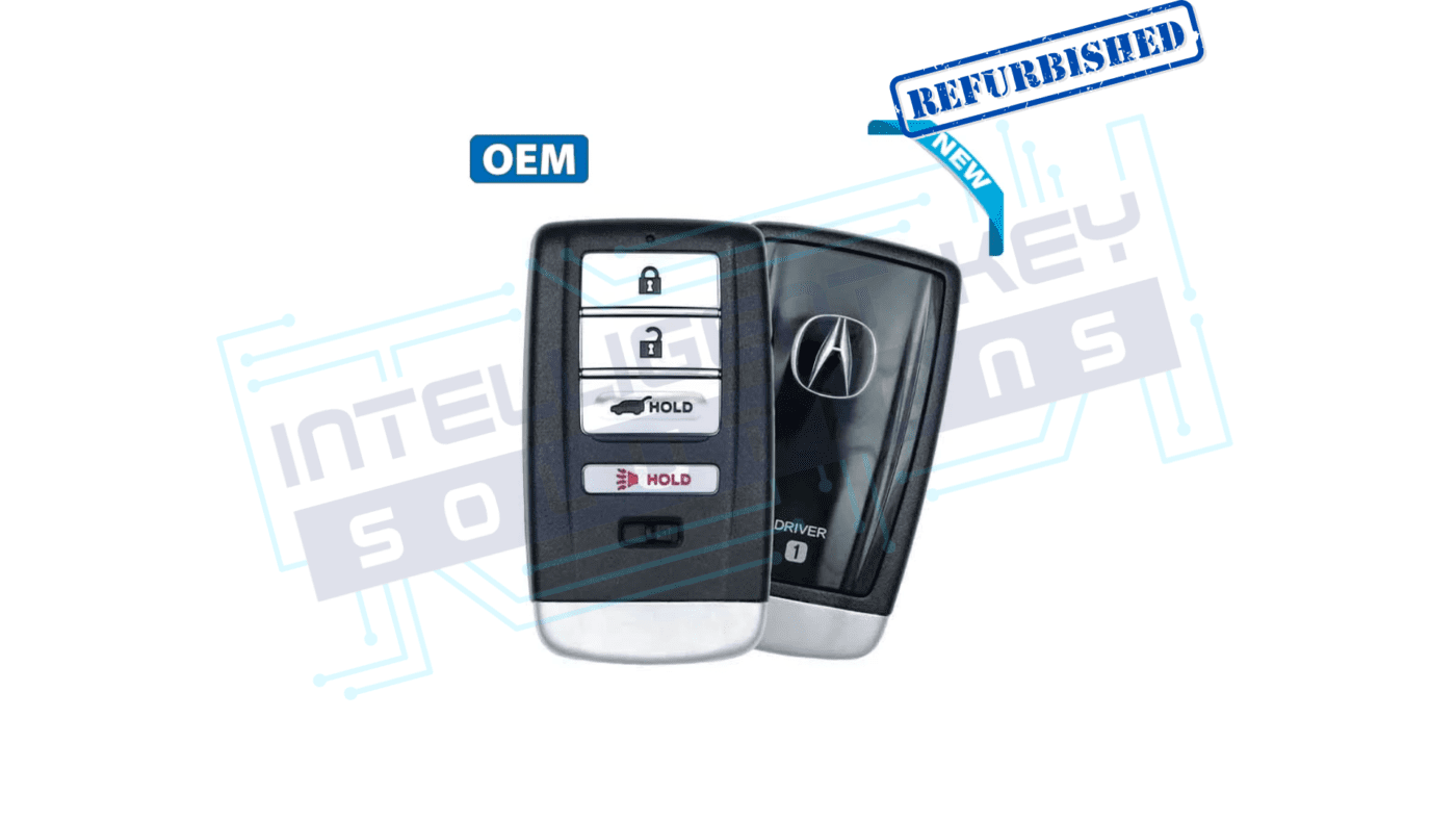 19-20 Acura RDX 4 Btn Smart Key (Driver 1) OEM REFURBISHED w/LOGO ...