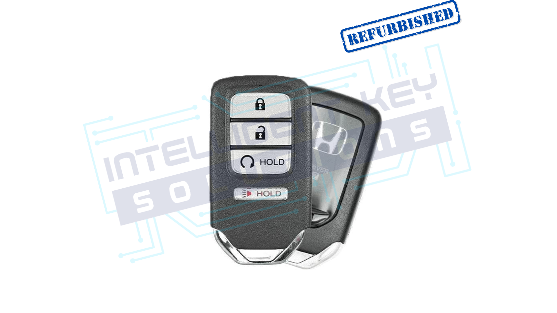 17-20 Honda Ridgeline 4 Btn Smart Key (Driver 2) OEM REFURBISHED w/LOGO ...