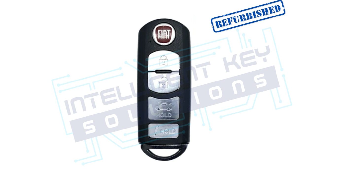 2015-2017 FIAT 4BTN SMART KEY OEM REFURBISHED w/LOGO – Intelligent Key ...