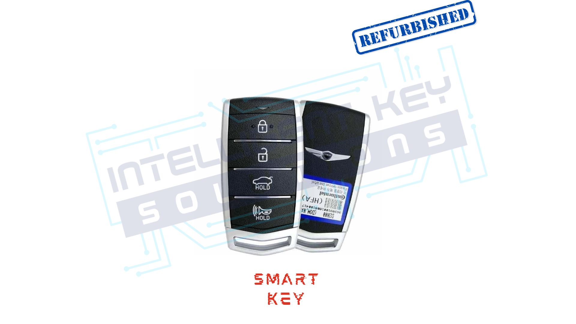 2017-2022 Genesis G90 4Btn Smart Key OEM REFURBISHED w/LOGO – Intelligent Key Solutions