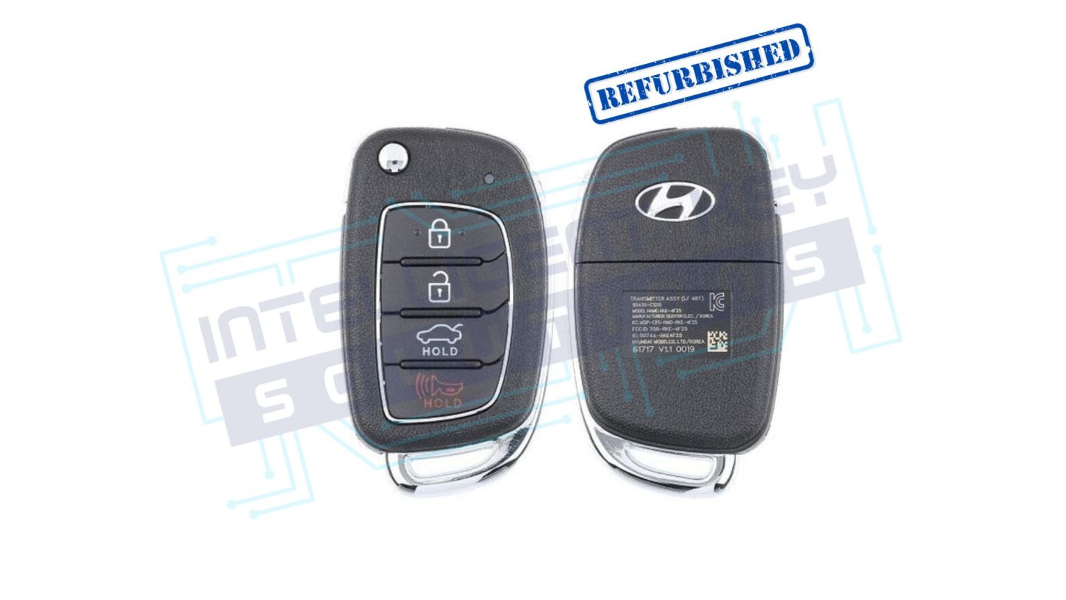 2017-2020 Hyundai 4Btn Flip Key (95430-C1210 / TQ8-RKE-4F25 ...