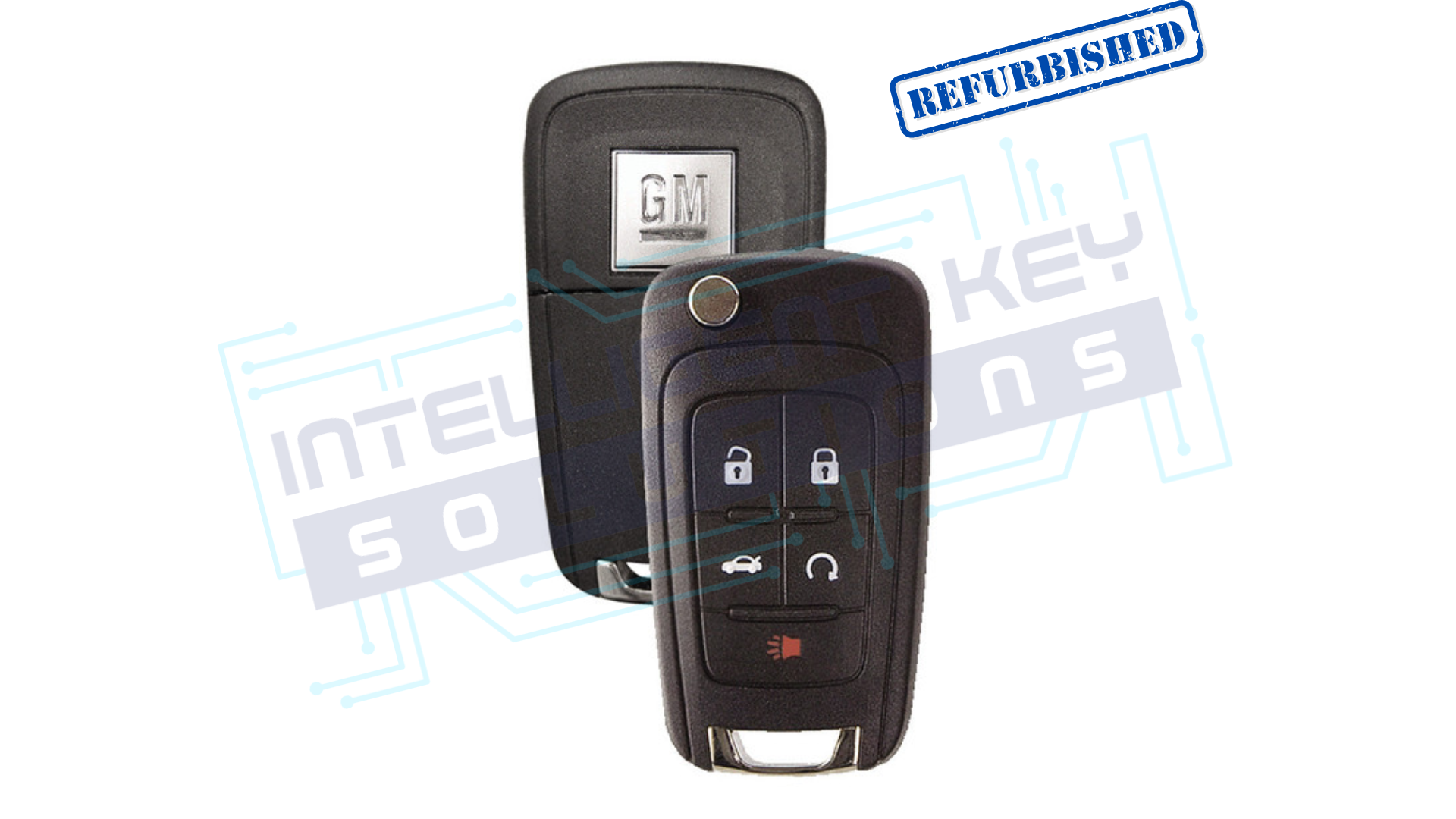 2011-2020 GM 5btn Flip Key (prox) OEM Refurbished W/LOGO – Intelligent ...