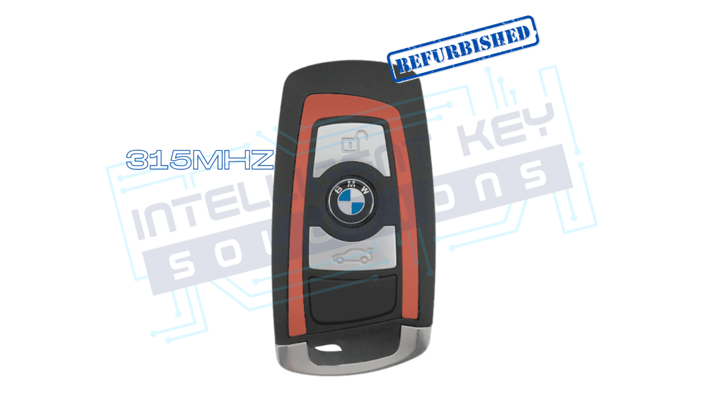 2011-2017 BMW 3Btn Smart key (9254899-04/YGOHUF5662/RED trim/315MHZ ...