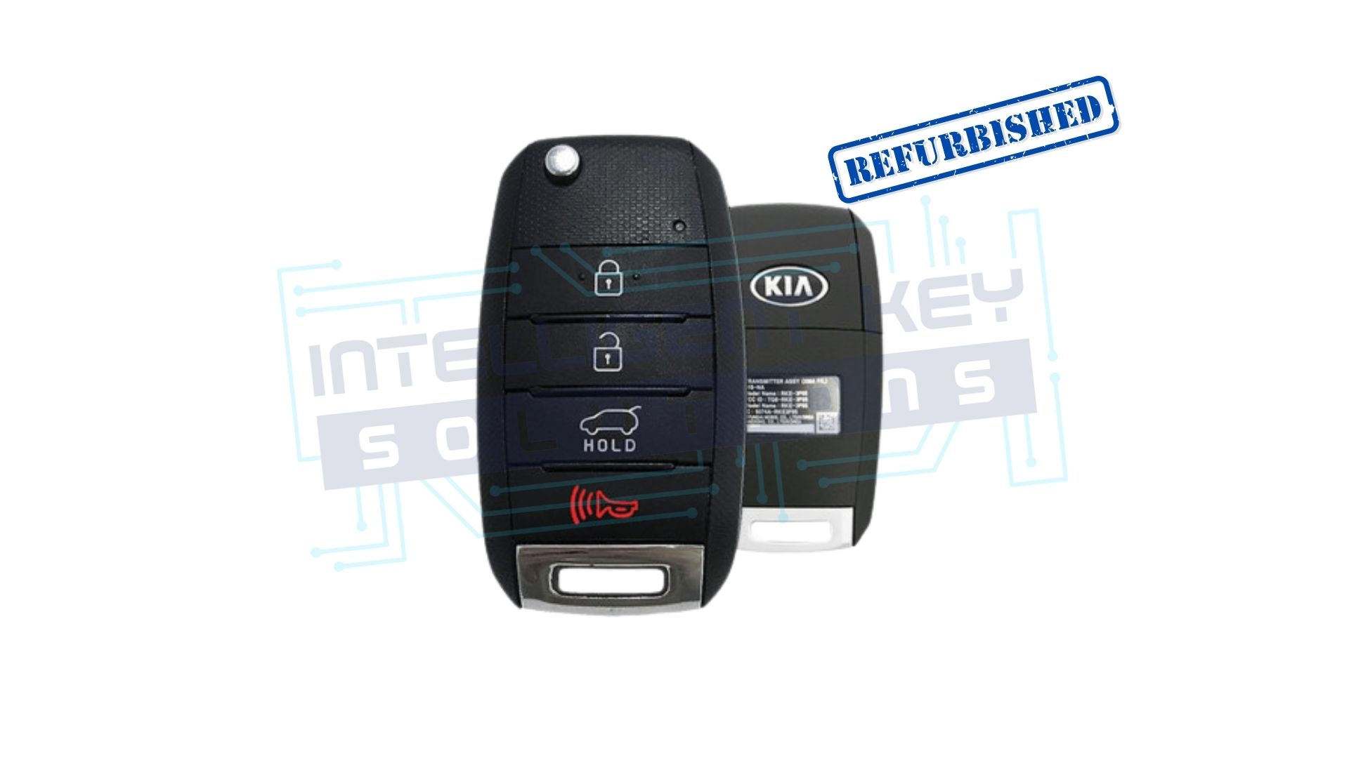 2013-2015 Kia Sorento 4-Btn Flip Key w/ Hatch OEM REFURB w/ LOGO ...