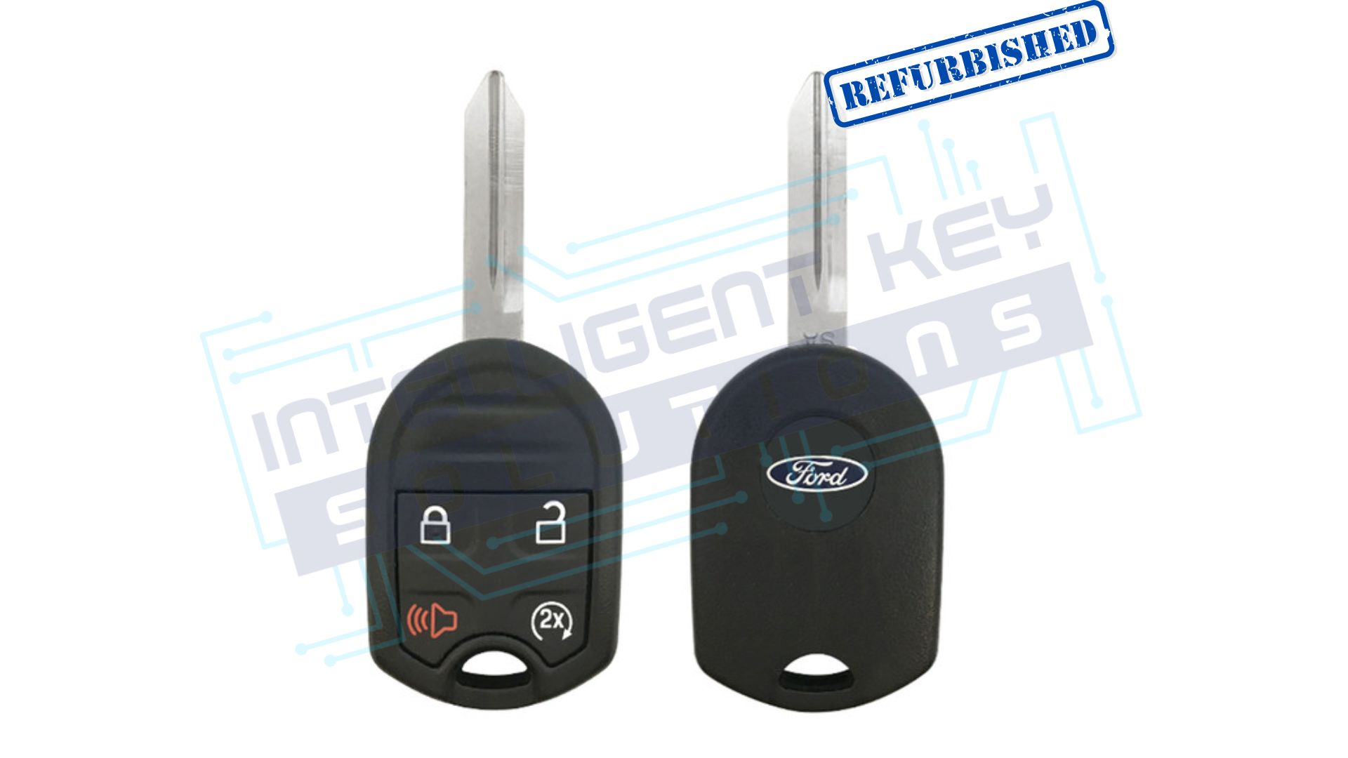 2011-2020 Ford / 4-Button Remote Head Key (Locked in 80bit) OEM ...
