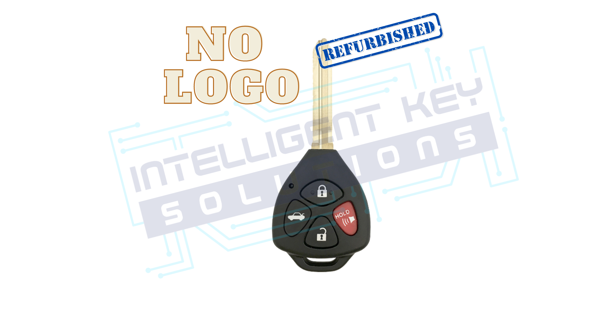 2007-2012 Toyota 4Btn Remote Head Key / PN: 89070-02270 / GQ4-29T – Intelligent Key Solutions