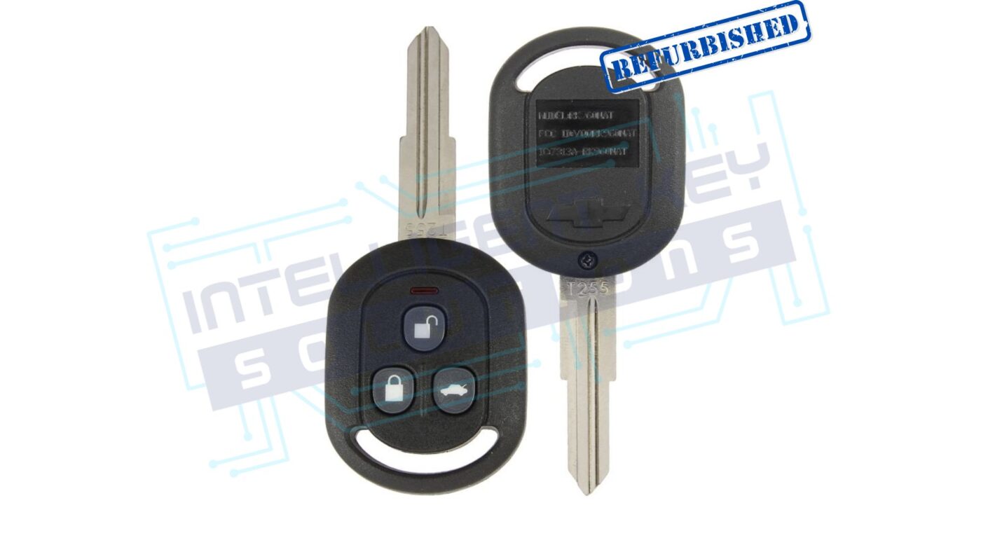 2009 – 2011 Chevrolet Aveo 3btn Remote Head Key OEM Refurbished W/ LOGO ...