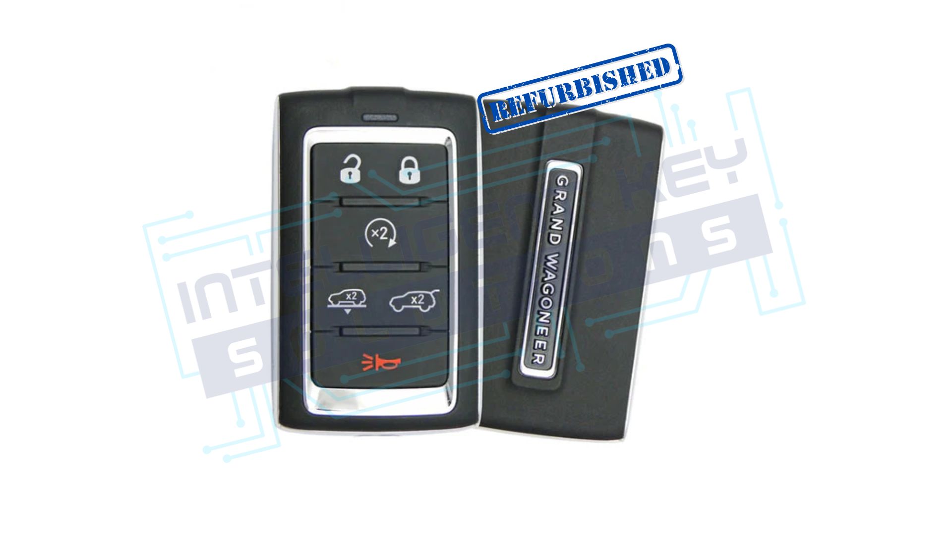 2023 Jeep Grand Wagoneer 6btn Smart Key OEM Refurbished W/LOGO – Intelligent Key Solutions