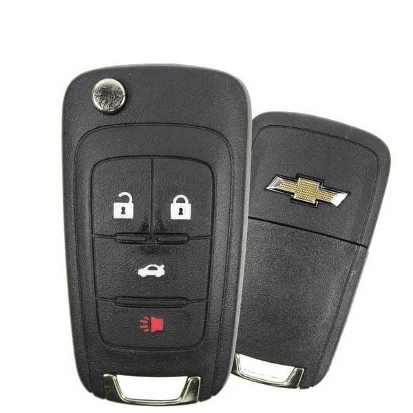 2010-2019 Chevy 4Btn Flip Key NON PROX, OEM REFURBISHED W/LOGO ...