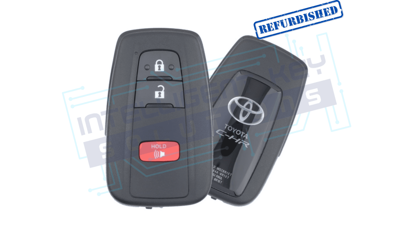 2018-2020 Toyota C-HR 3btn Smart Key (MOZBR1ET) OEM REFURBISHED w/LOGO ...